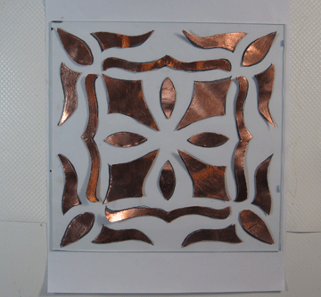 Kiln Carving Pattern and Copper Inclusions – Glass With A Past